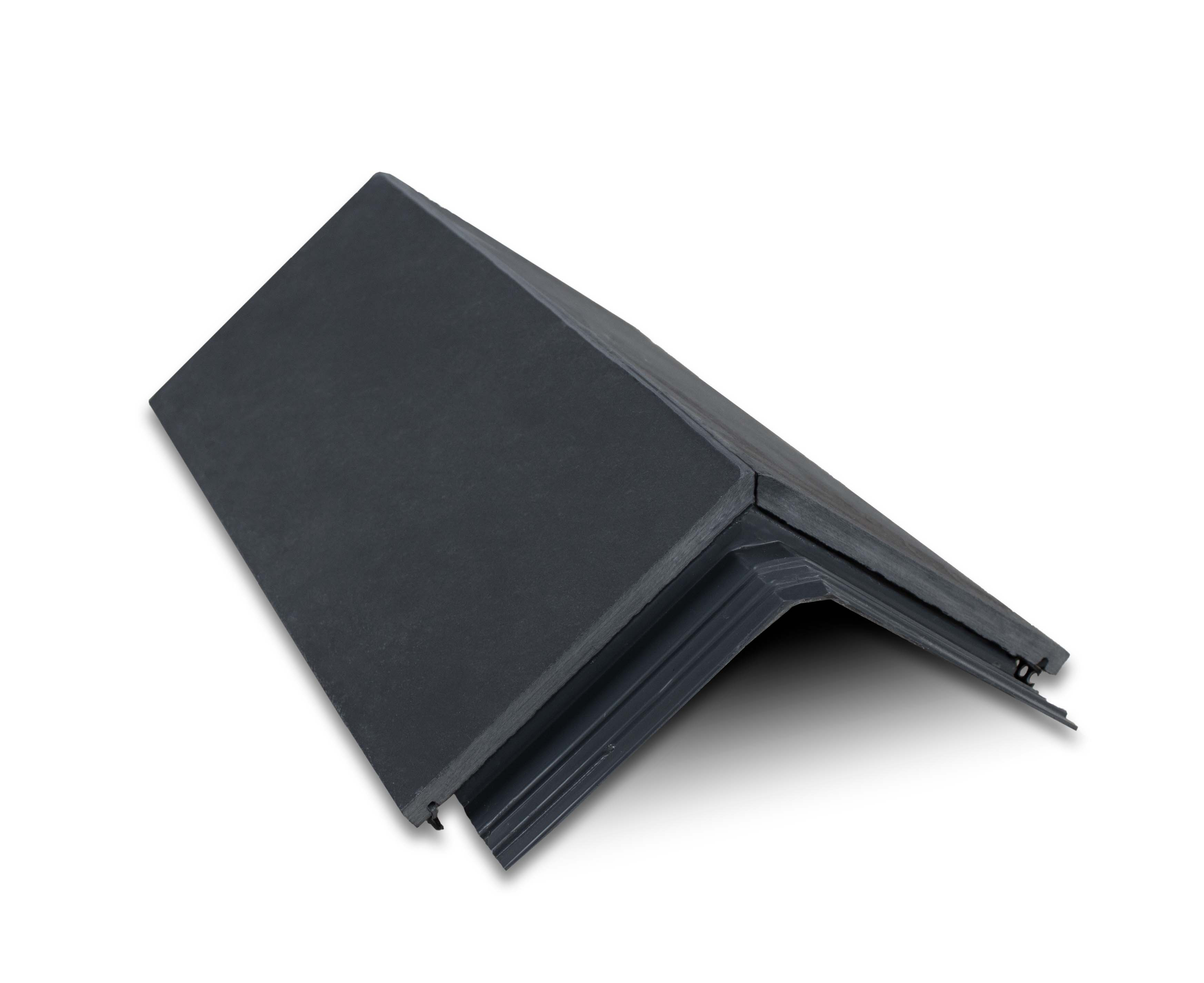 Mayan Natural Slate All-in-One Real Ridge Graphite Ridge Tile 500mm ...