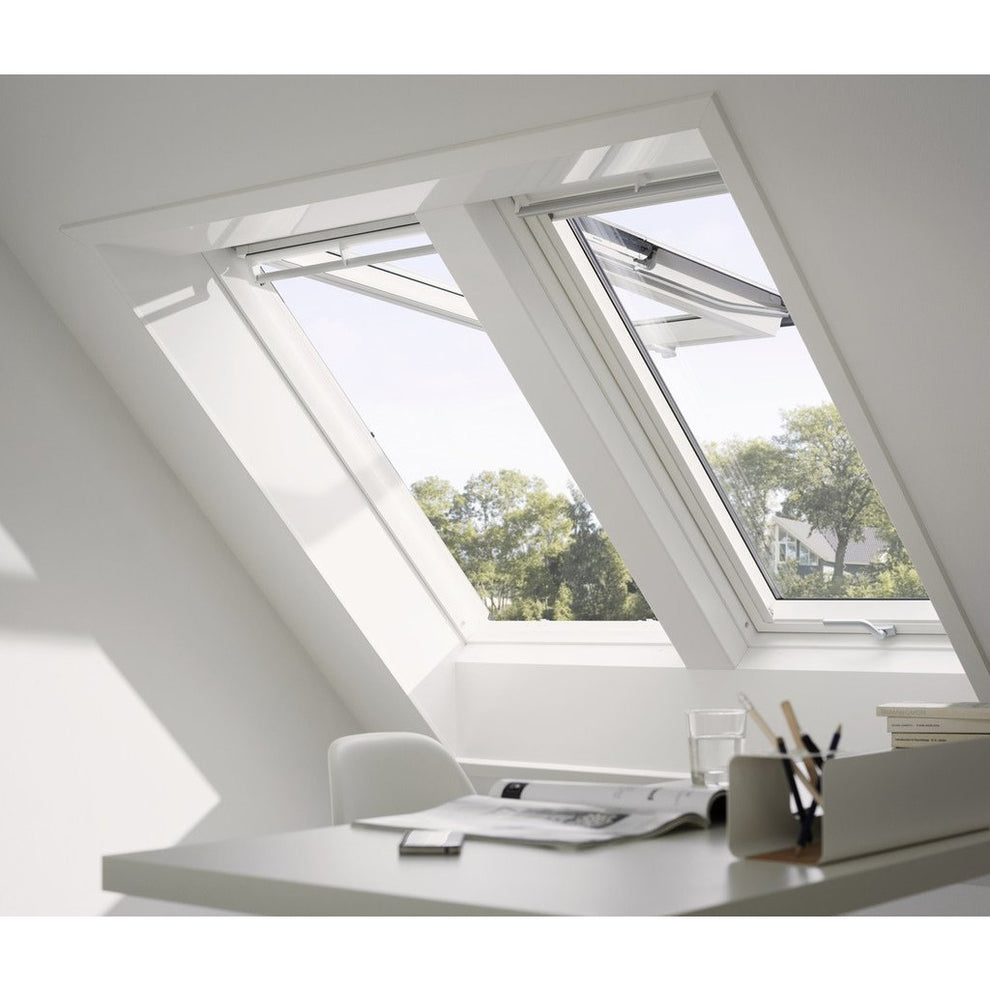 VELUX GPL SK08 2070 White Painted Top-Hung Roof Window