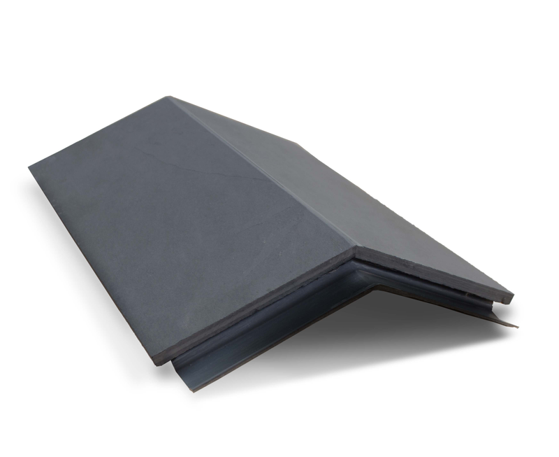Mayan Natural Slate All-in-One Real Ridge Graphite Ridge Tile 500mm ...