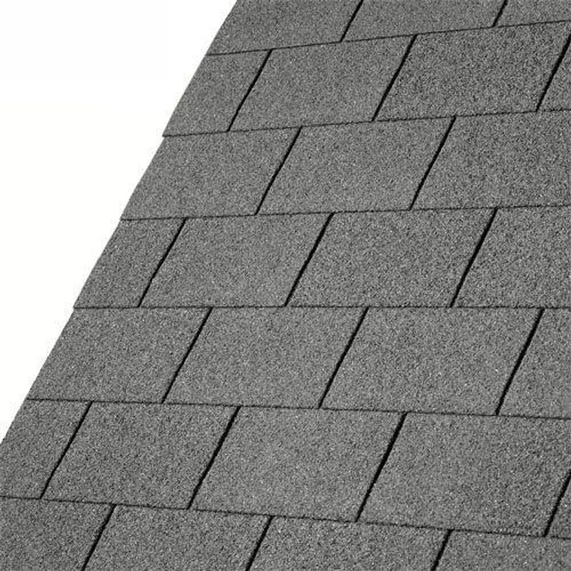 IKO Armourglass Plus Square Butt Roofing Felt Shingles 2m² - Slate Gre ...
