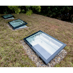 Whitesales Em-Glaze Flat Glass Rooflight with Electrically Opening PVC ...