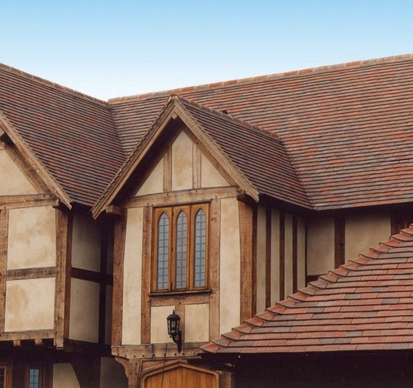 Dreadnought Clay Plain Roof Tiles - Collingwood Blend (sandfaced)