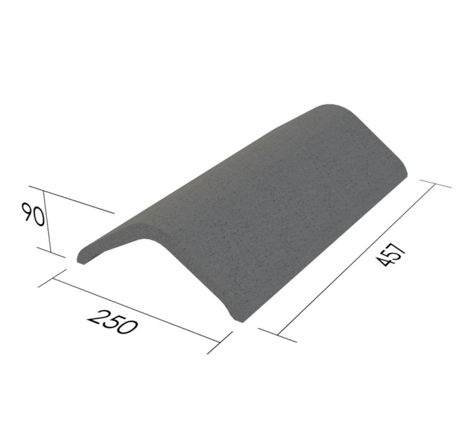 Sandtoft Concrete Multi Angle Ridge - 457mm | Roofing Outlet