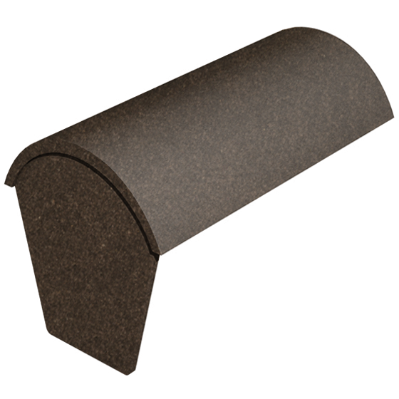 Marley Concrete Segmental Stopend Ridge | Roofing Outlet