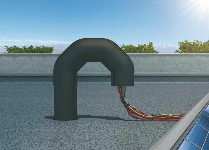 Klober Flavent Flat Roof Cable Outlet - 100mm | Roofing Outlet