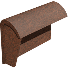 Marley Concrete Segmental Mono Stop End Ridge | Roofing Outlet