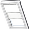 VELUX DFD FK08 1025 Duo Blackout and Pleated Blind - White & White