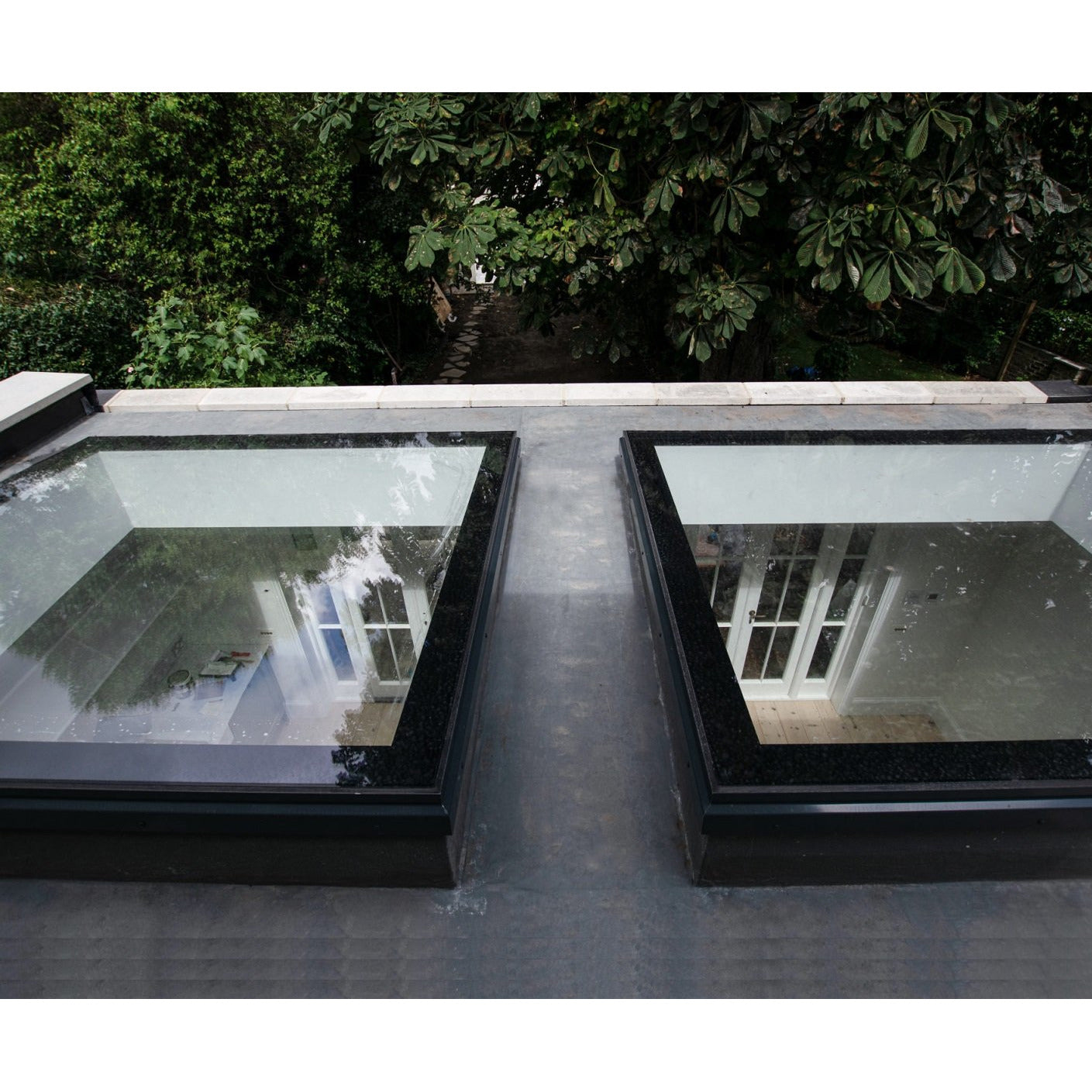 Whitesales Em-Glaze Flat Glass Rooflight with Electrically Opening PVC ...