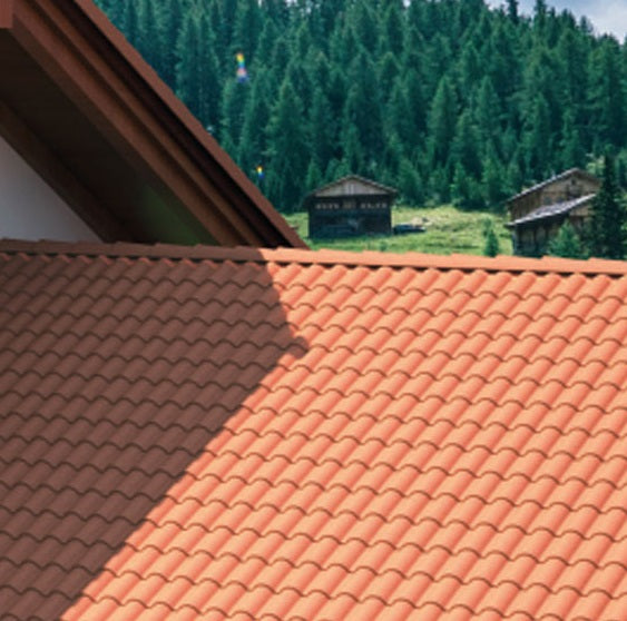 Selectum Clay Interlocking Low Pitch Roof Tile 10° - Red | Roofing Outlet