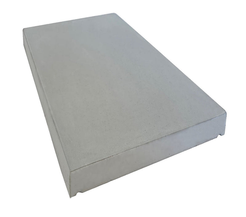 Castle Composites Single Weathered Coping Stones 600 x 300mm - Dark Gr ...