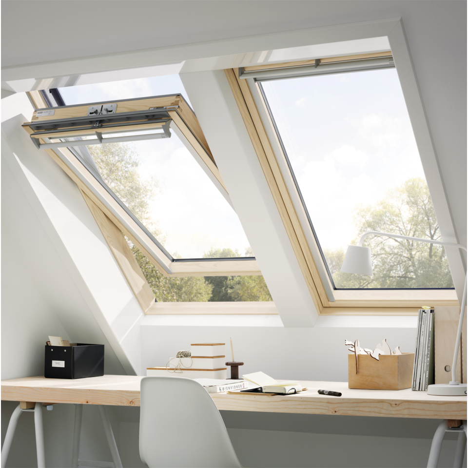 VELUX GGL SK10 3070 Pine Centre-Pivot Roof Window | Roofing Outlet