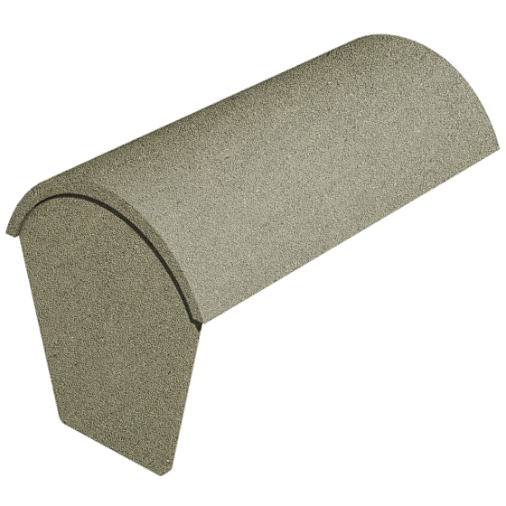 Marley Concrete Segmental Stopend Ridge | Roofing Outlet