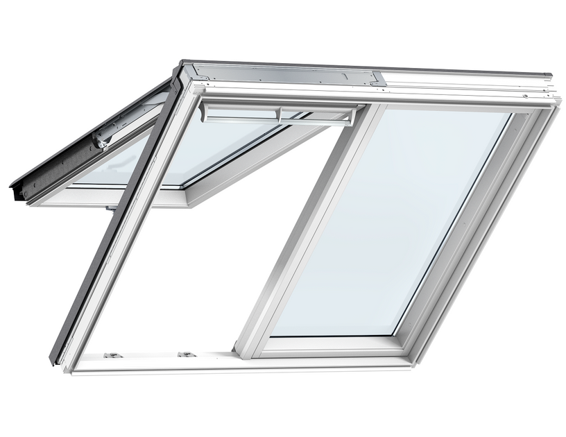 VELUX GPLS MMK08 2070 2-in-1 Double Glazed Top-Hung Window (151 x 140c ...