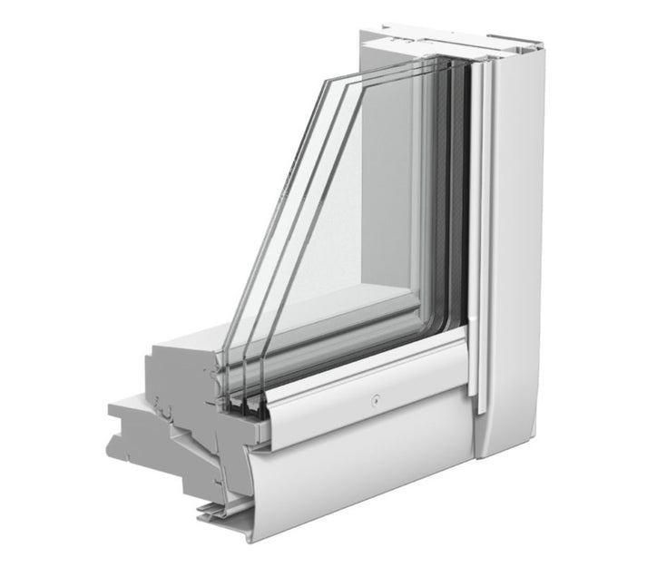 VELUX GGL UK10 2068 White Painted Centre-Pivot Window (134 x 160 cm)