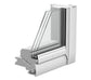 VELUX GGU FK08 0067 High Energy Efficiency White Centre-Pivot Roof ...