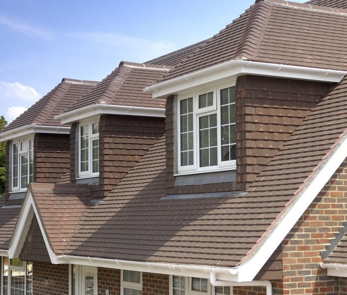 Redland Concrete Plain Roof Tile - Natural Red | Roofing Outlet