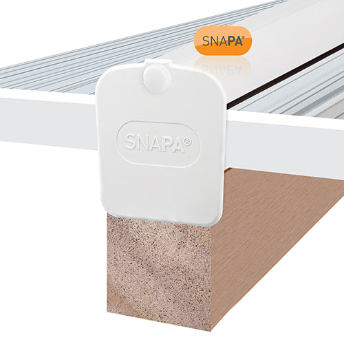 SNAPA® PVC Lean-to Glazing Bar with End Cap | Roofing Outlet