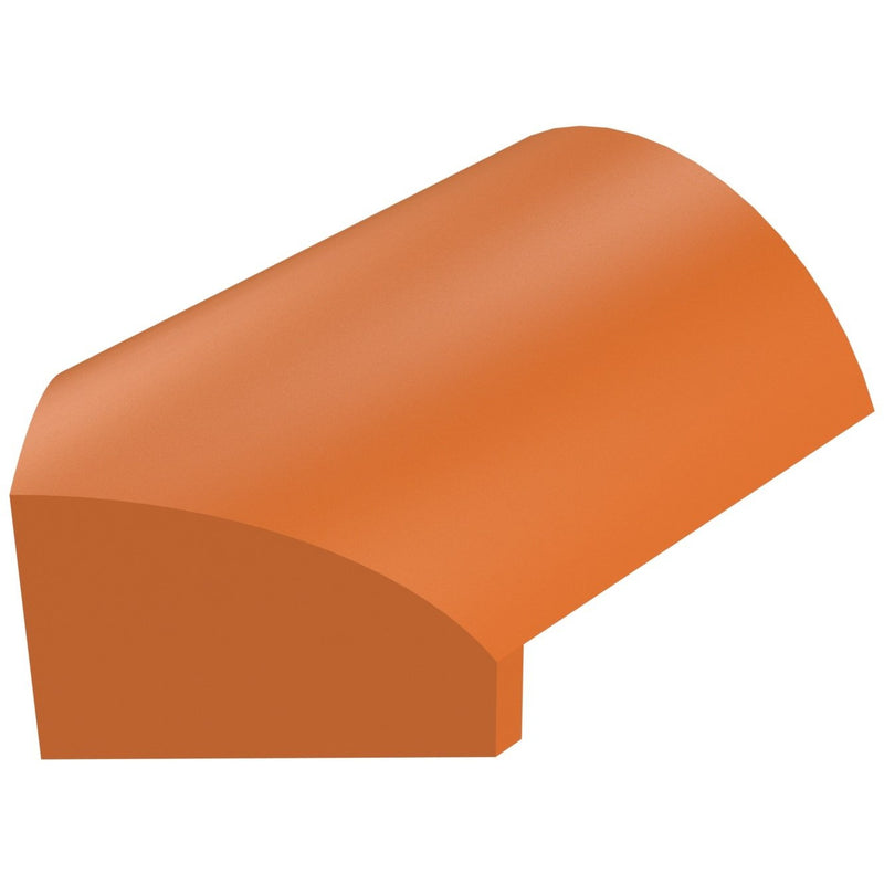 Sandtoft Duracoat Segmental Ridge with Block End - 450mm | Roofing Outlet