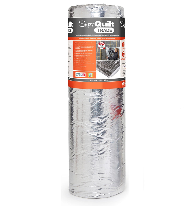 YBS SuperQuilt Multi-Layer Foil Insulation TRADE RANGE - 1.5m x 10m (P ...