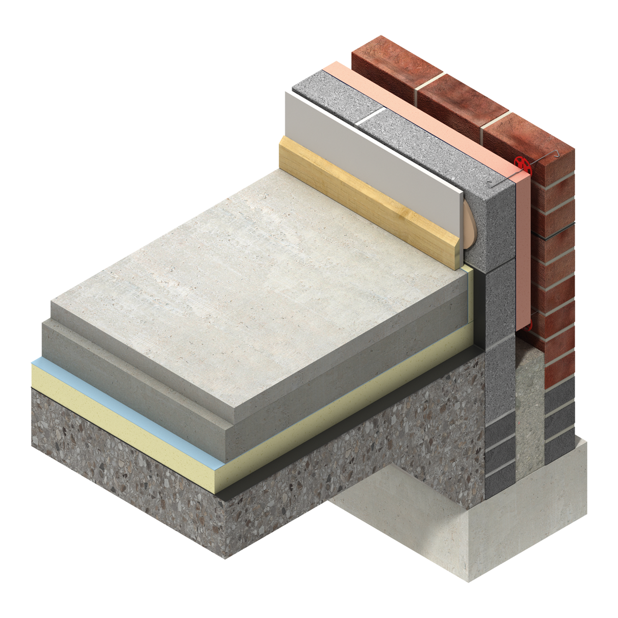 Kingspan ThermaFloor TF70 Insulation Board - 2400mm x 1200mm x 25mm (p