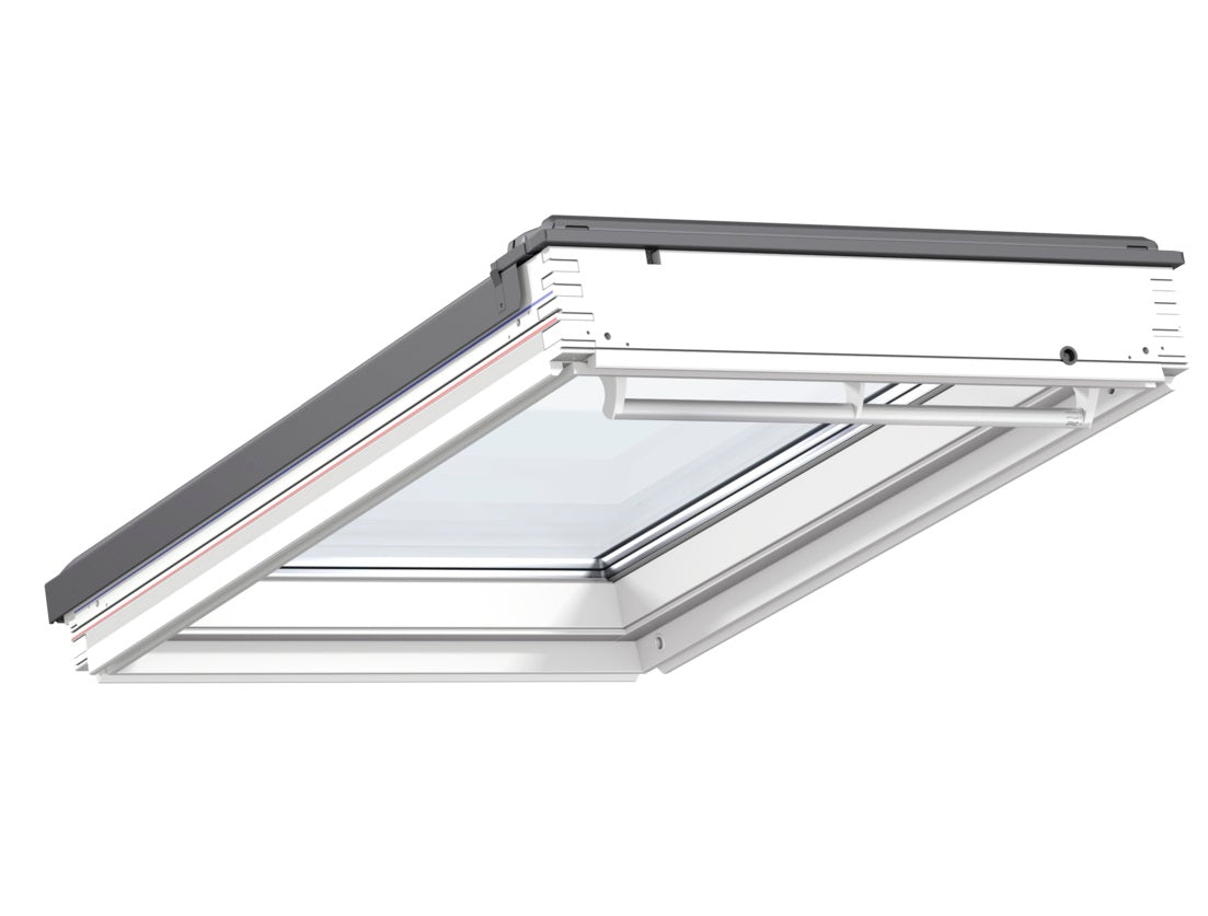 VELUX GBL MK04 S10G03 White Painted Low Pitch 10° Roof Window (78 x 98 ...