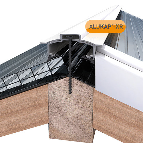 ALUKAP®-XR Aluminium Hip Bar with End Cap | Roofing Outlet