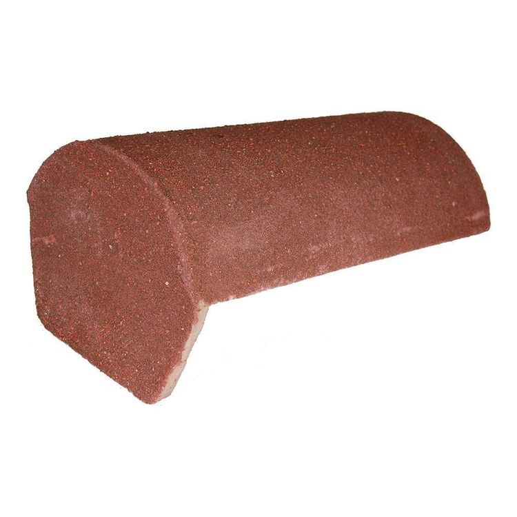 Redland Concrete Half Round Block End Ridge | Roofing Outlet
