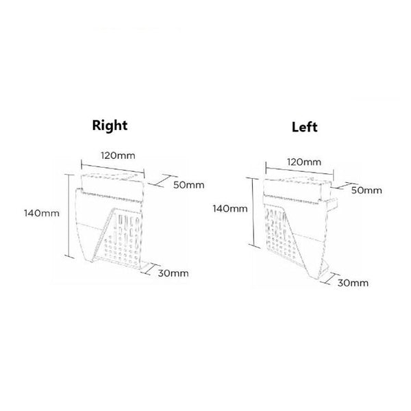 Timloc Dry Fix Verge Eaves Closer Pack (1 x left & 1 x right unit) – A