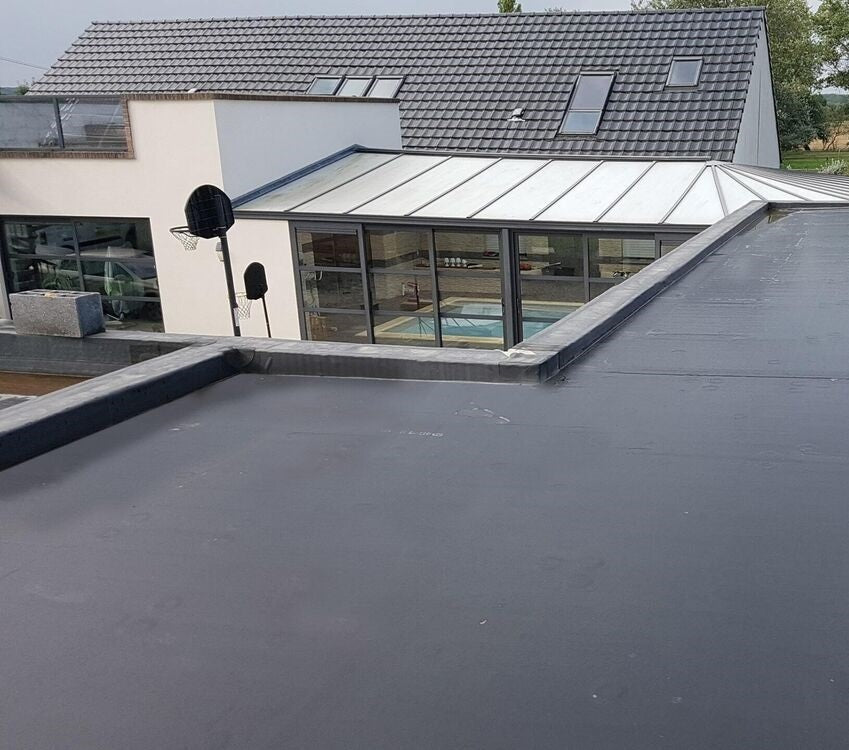 TRC Techno Rubber Company EPDM Rubber Roofing Membrane (1.2mm) Cut to ...