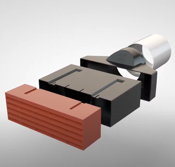 Timloc Adapt-Air Single Airbrick Kit - 330mm x 100mm | Roofing Outlet