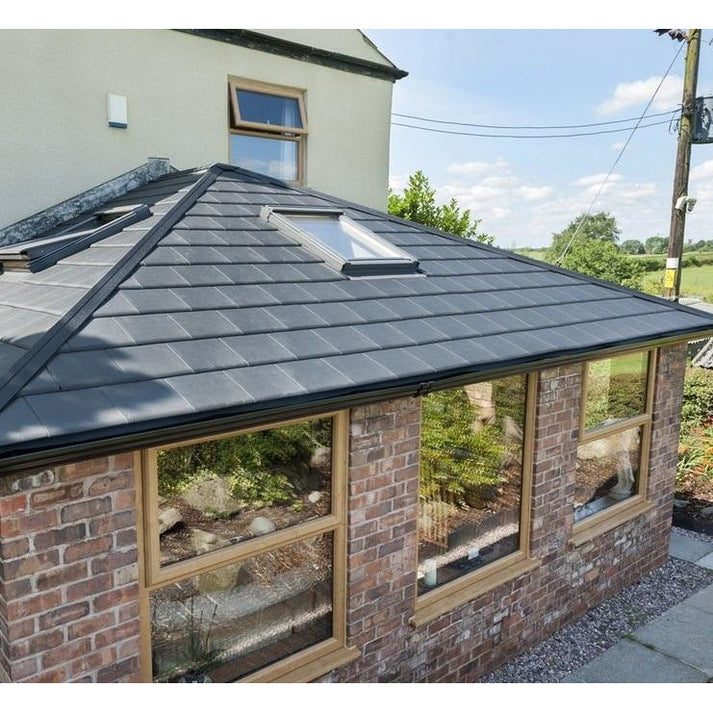 Envirotile Plastic Lightweight Roofing Tile - Slate Grey