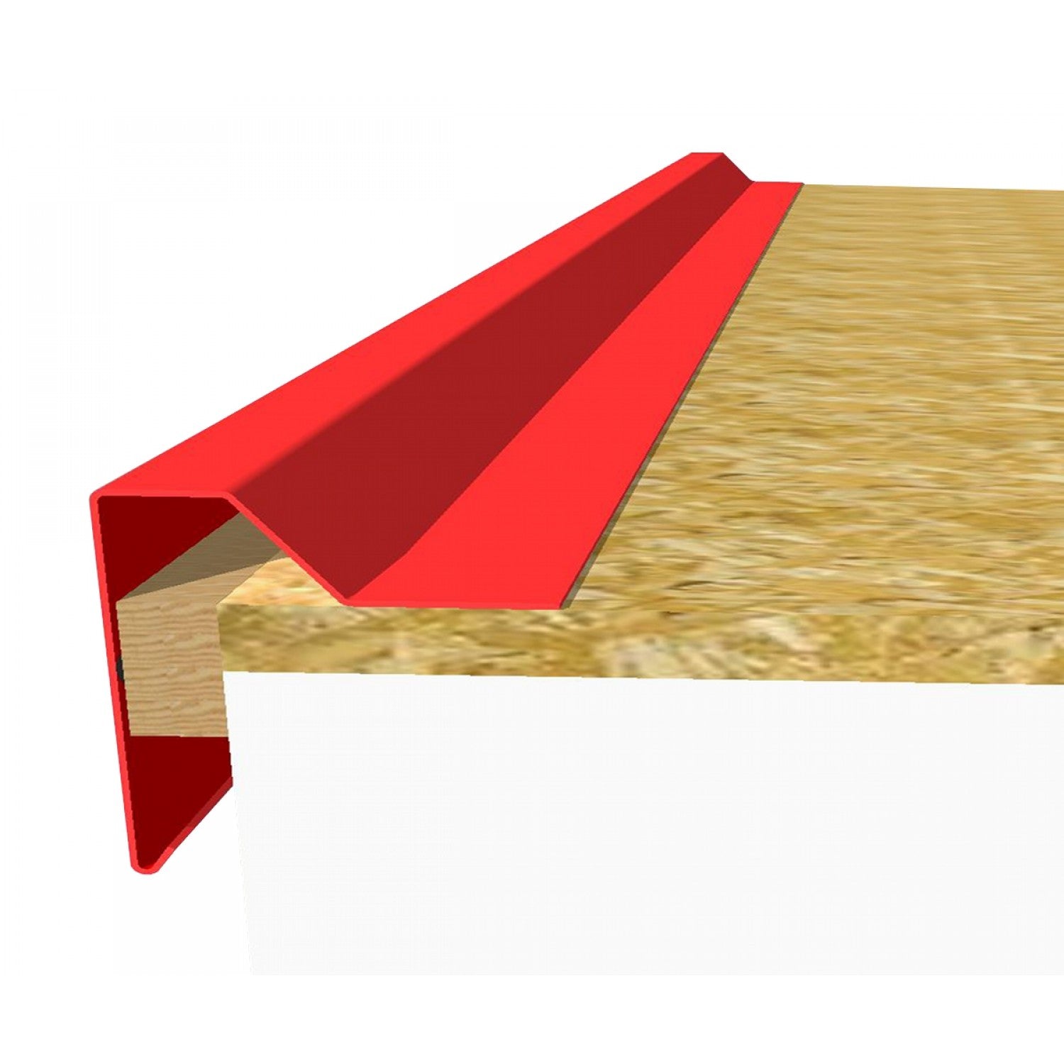 Universal GRP Raised Edge Trim - 3m | Roofing Outlet