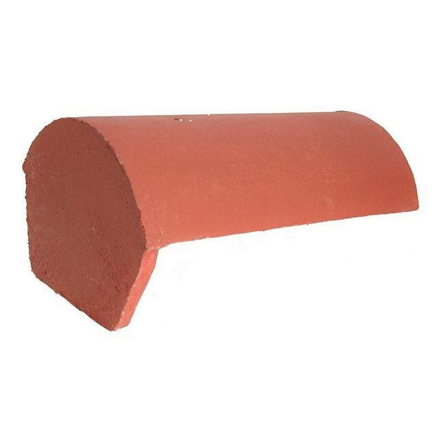 Redland Concrete Half Round Block End Ridge | Roofing Outlet