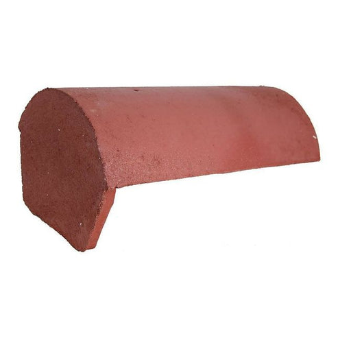 Redland Concrete Half Round Block End Ridge