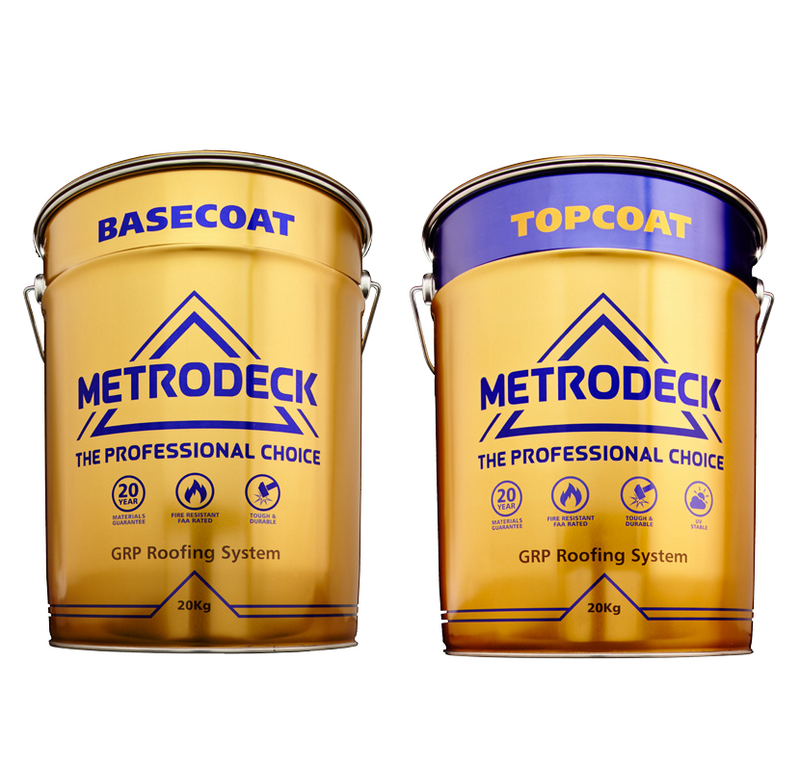 Metrodeck GRP Fibreglass Roofing Kit 450g - 60m2 | Roofing Outlet