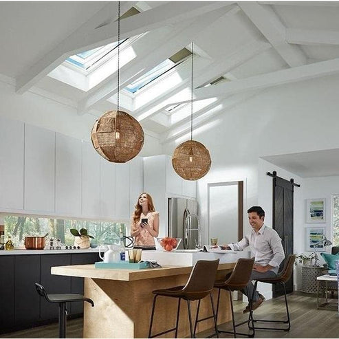 VELUX GGU MK08 006830 Triple glazed White PU INTEGRA® SOLAR Window