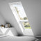 VELUX GIU SK34 0066 Triple Glazed White Polyurethane Fixed Element (11