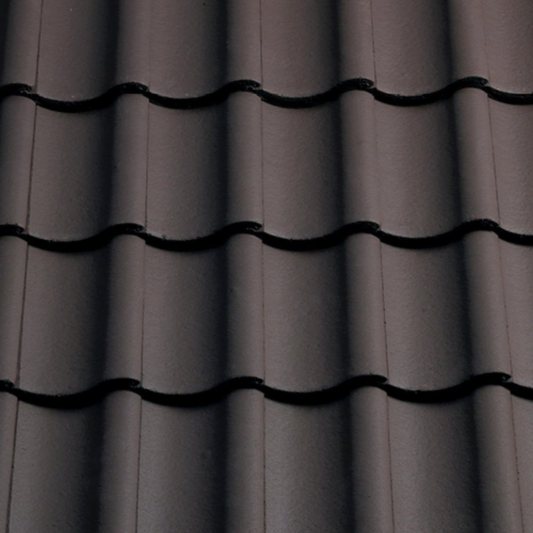 Sandtoft Concrete Shire Pantile - Brown (smoothfaced)